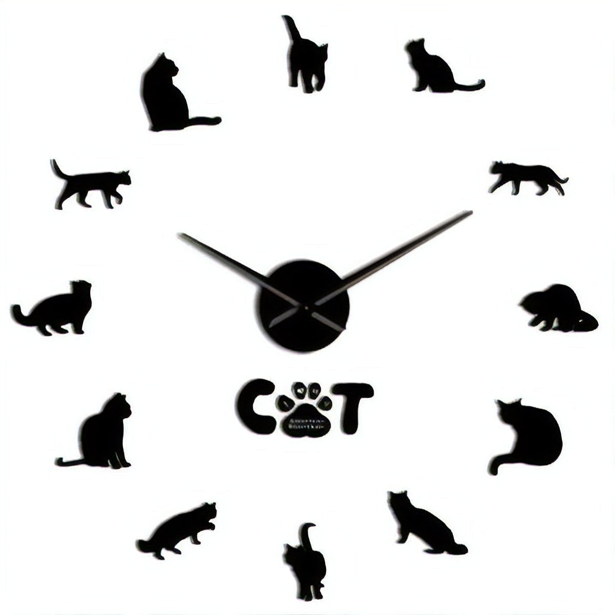 Cat-Themed Wall Clocks - Furbaby Friend Gifts