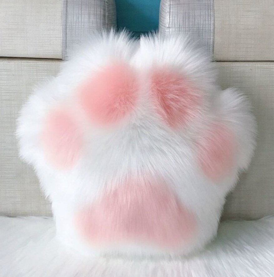 Fluffy Paw Shaped Cushions - Furbaby Friend Gifts