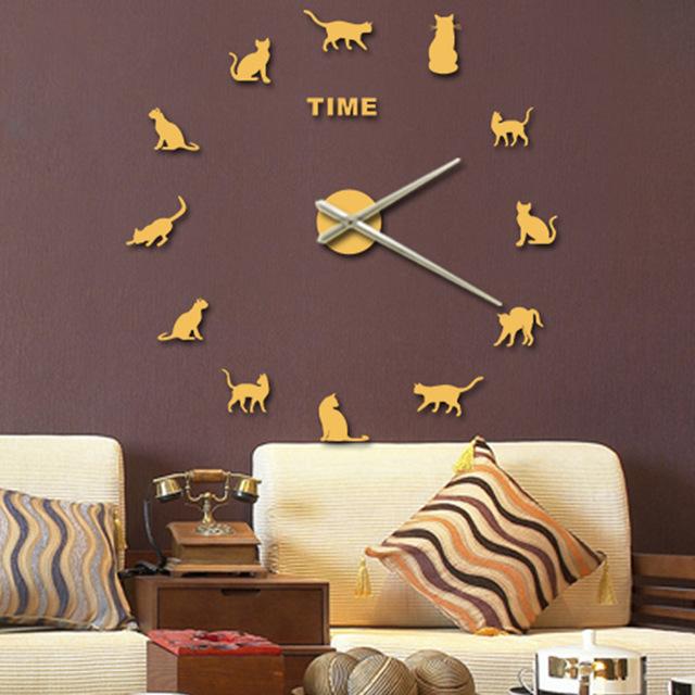 Kitty Time! Cat Clock - Furbaby Friends Gifts