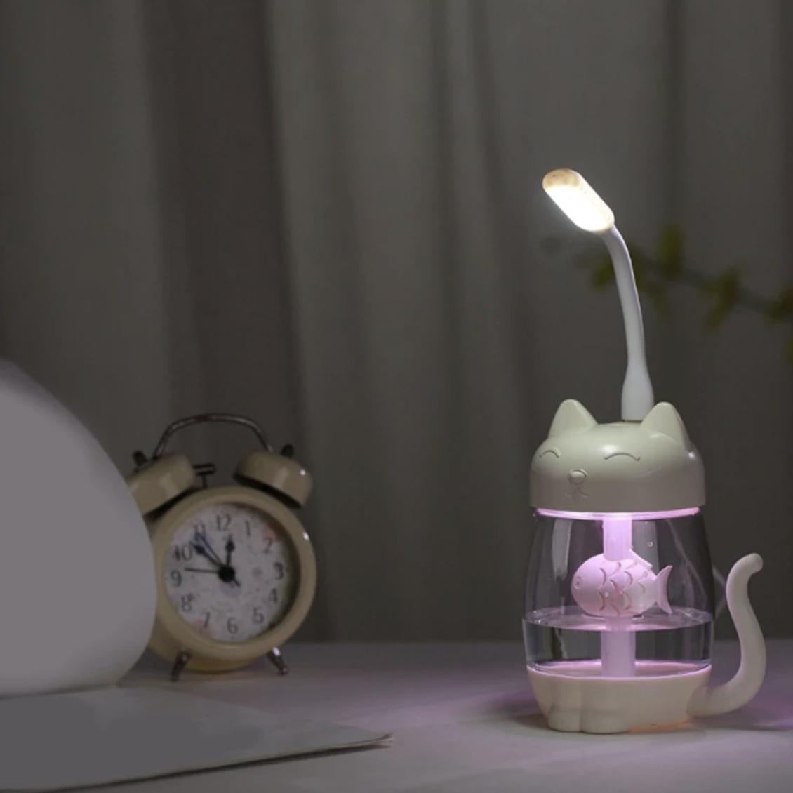 Mini Air Humidifier/ Lamp/ Desk Fan - Furbaby Friend Gifts