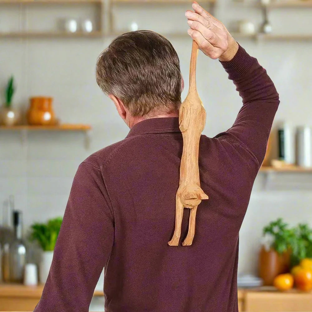 Wooden Cat Back Scratcher - Furbaby Friend Gifts